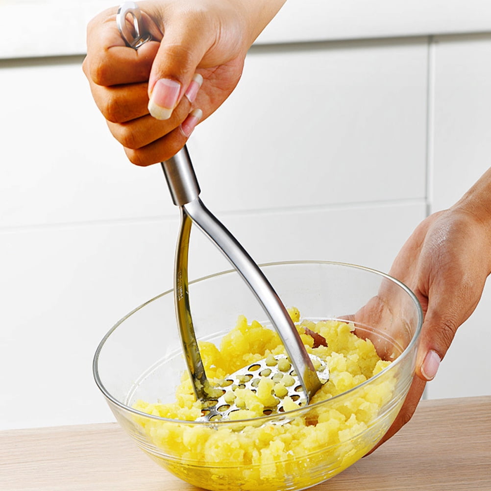 Raindrops Potato Masher for Commercial Use 1Pcs 10.6X3.9X3. Silver ...