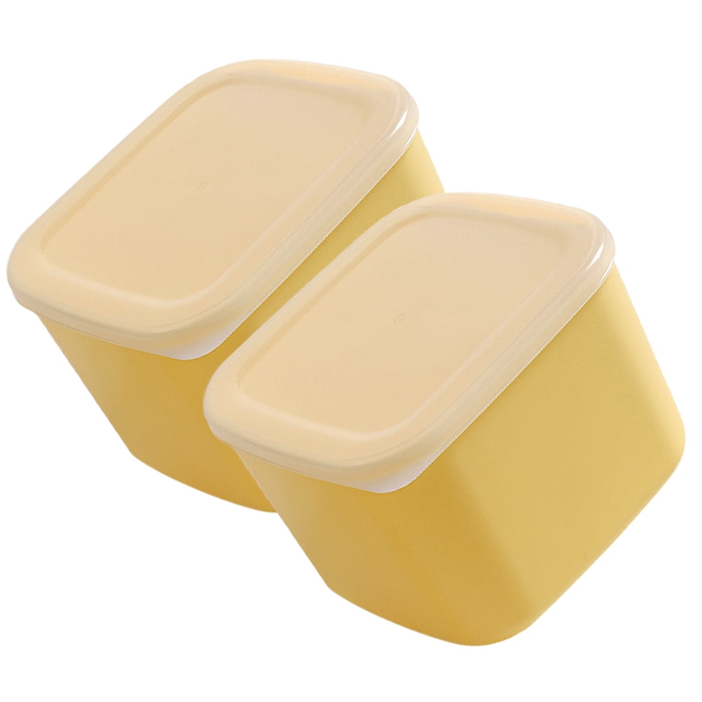 Raindrops Practical Butter Boxes for Refrigerator Storage Yellow Cheese ...