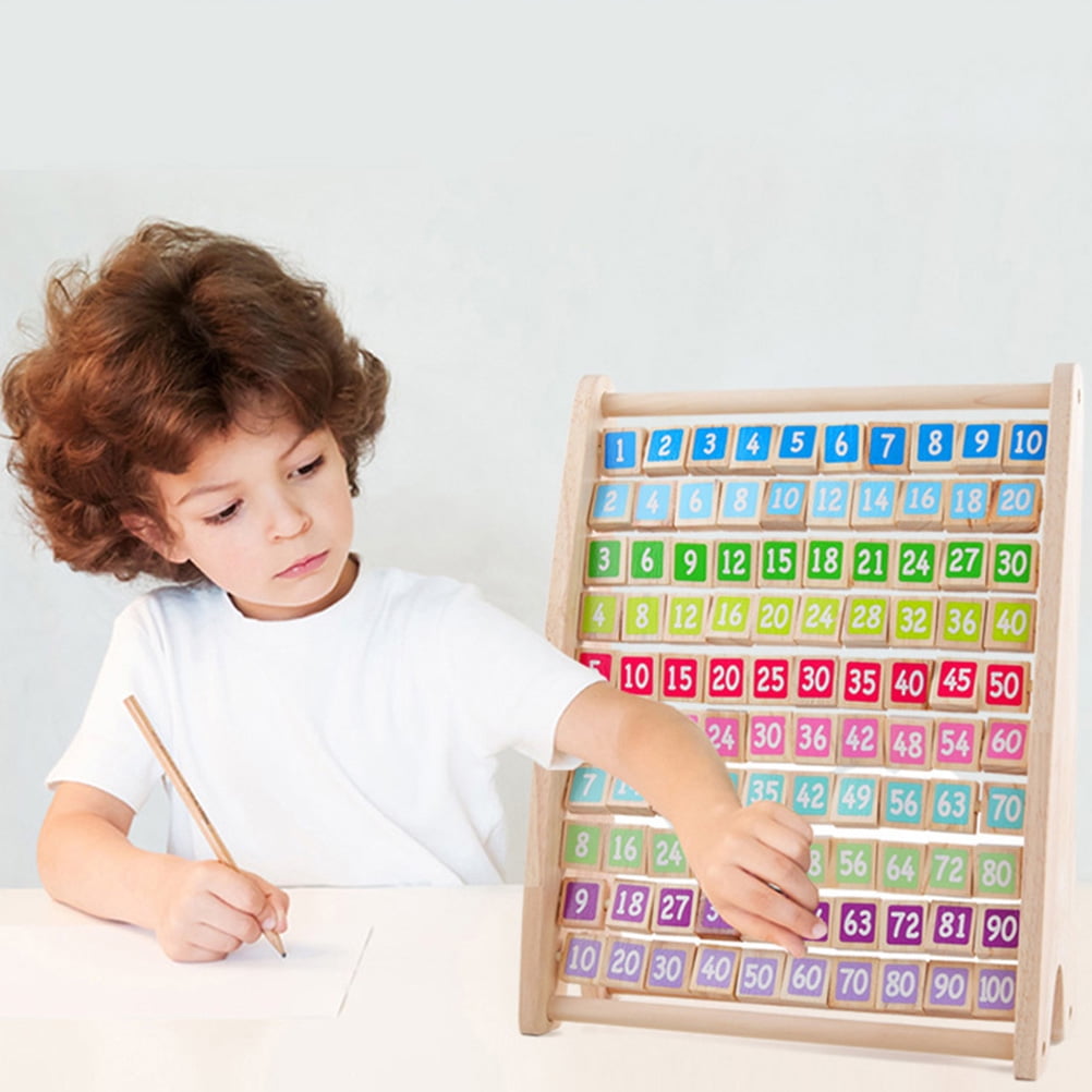 Raindrops Practical Wooden Math Learning Tray for Kids with ...