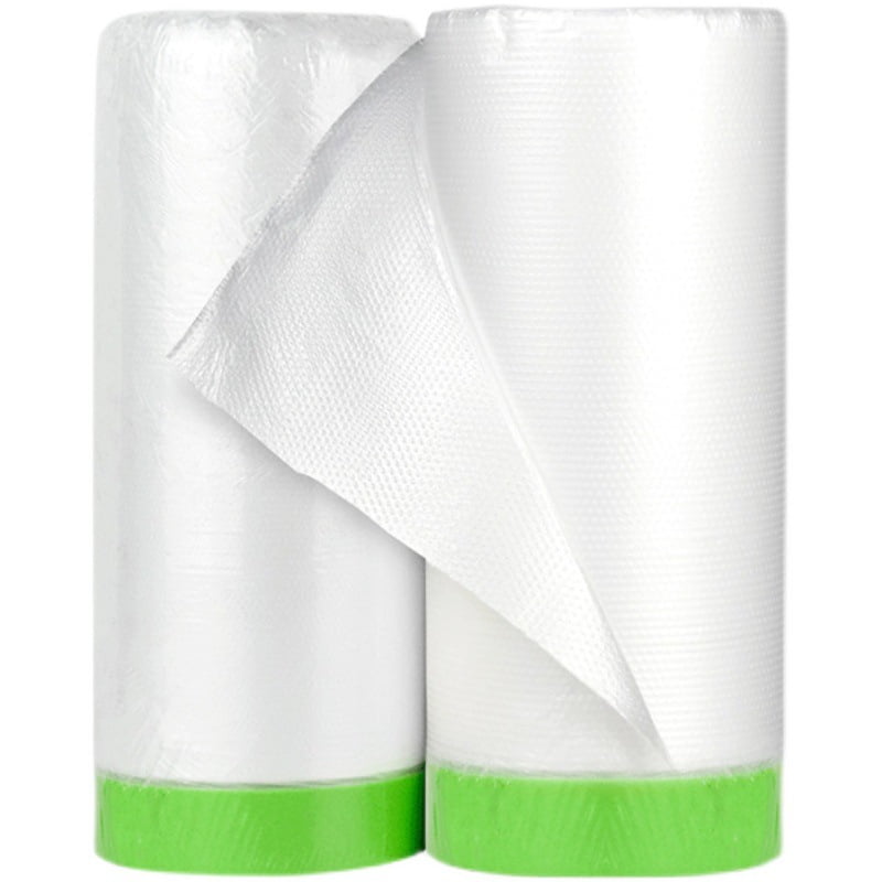 Raindrops Pre Taped Masking Film Painters Paper Rolls Plastic Painting ...