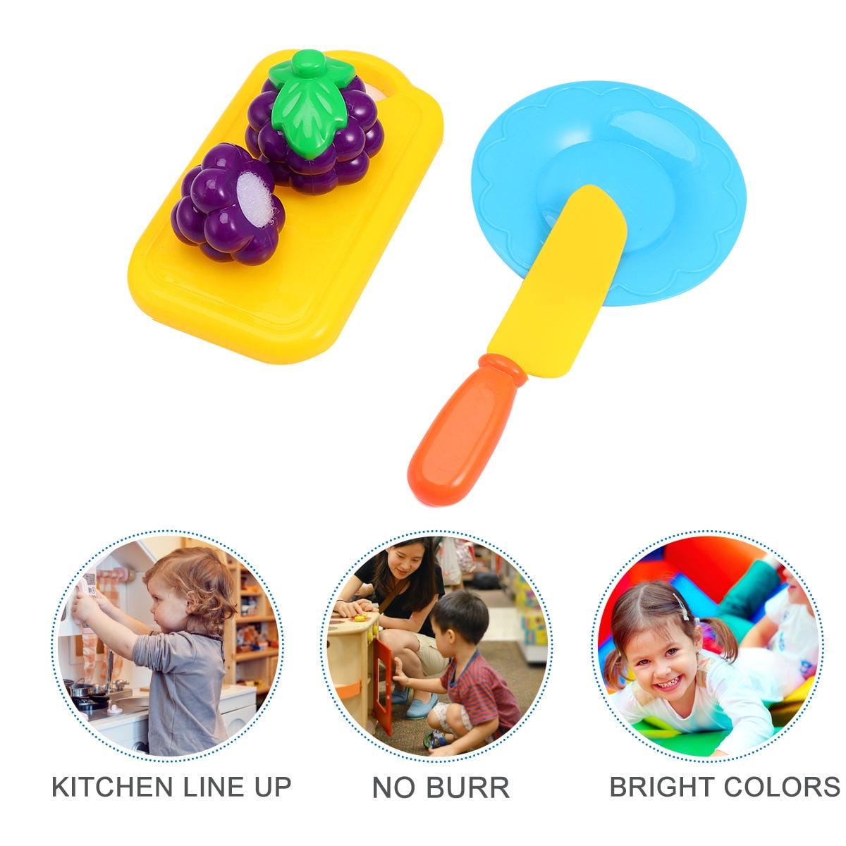 Raindrops Pretend Play Food Set with Sliceable Fruits and Vegetables in ...