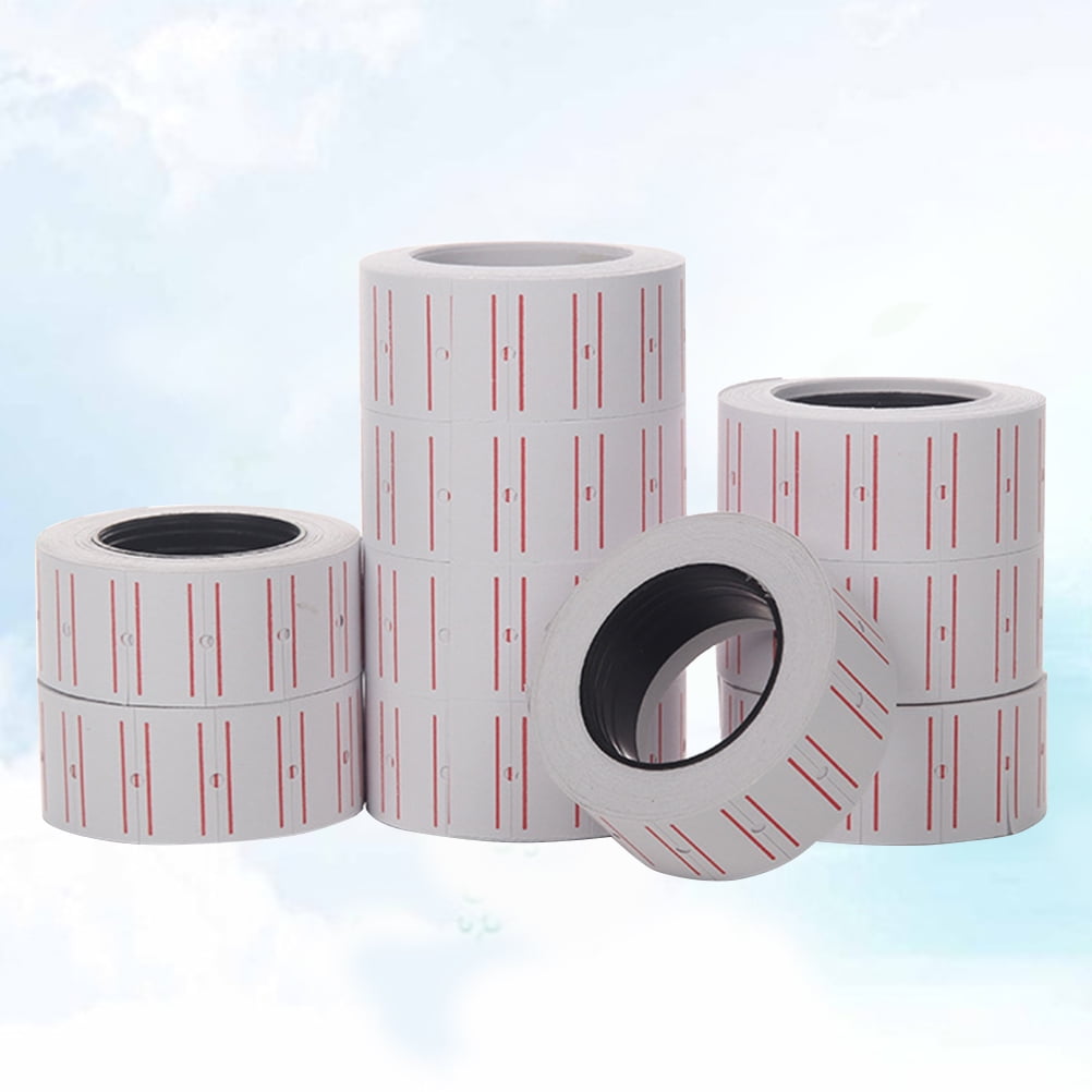 Raindrops Labeling Stickers for Supermarket Use White Paper 10 Rolls ...