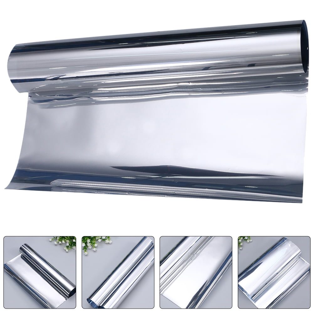 Raindrops Privacy Window Tinting Film for Home Silver Plastic One Way ...