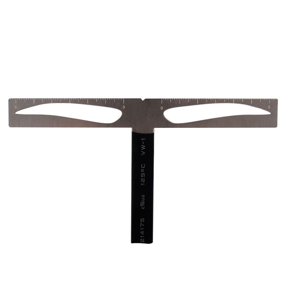 Raindrops Professional Eyebrow Stencil Ruler Reusable Three-point ...