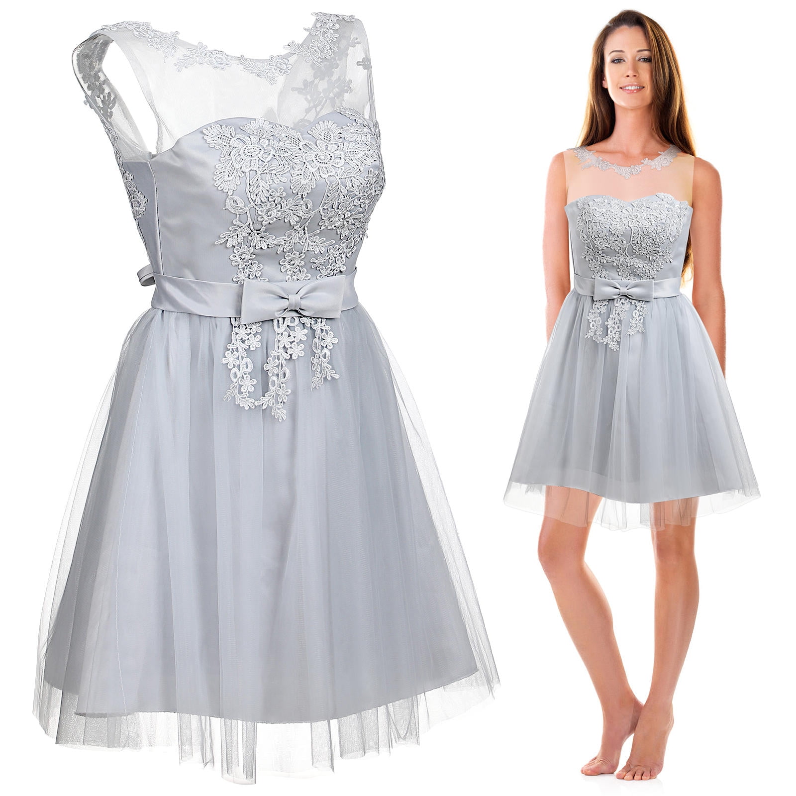 Raindrops Girls Formal Prom Dress Lace Bridesmaid Party Dress 1 Pack ...