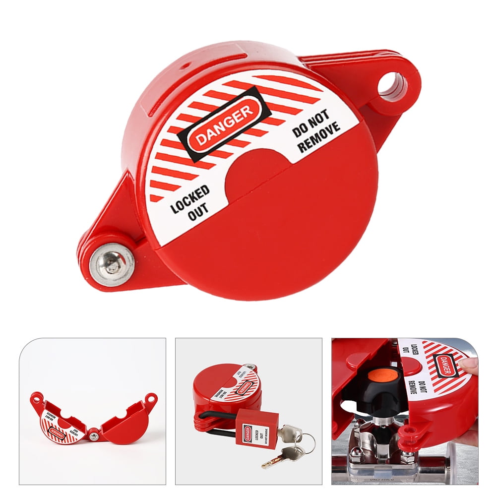 Raindrops Propane Tank Lock in Red ABS Material for Standard Gas Valves ...