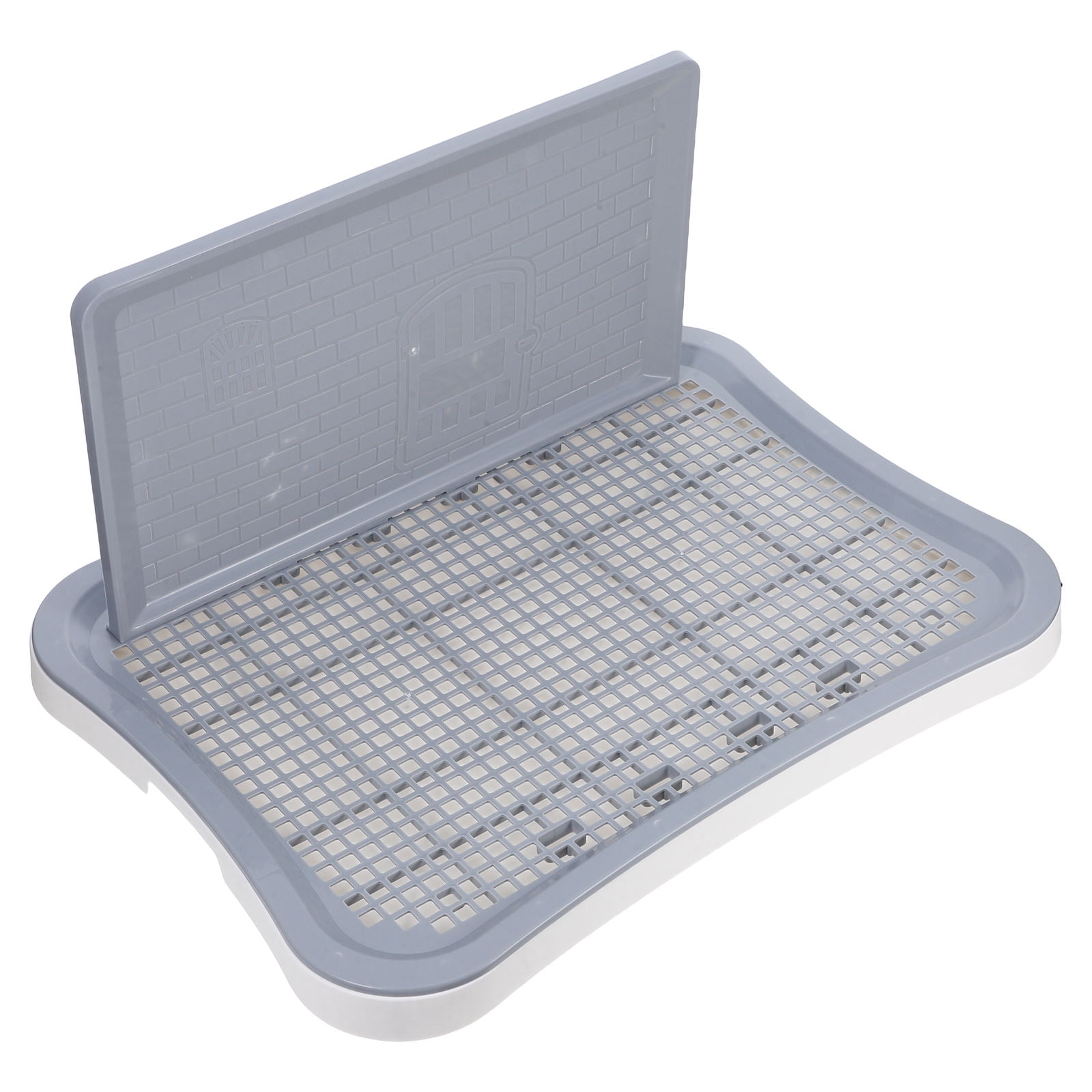 Raindrops Puppy Potty Training Tray with Wall Column Puppy Potty ...