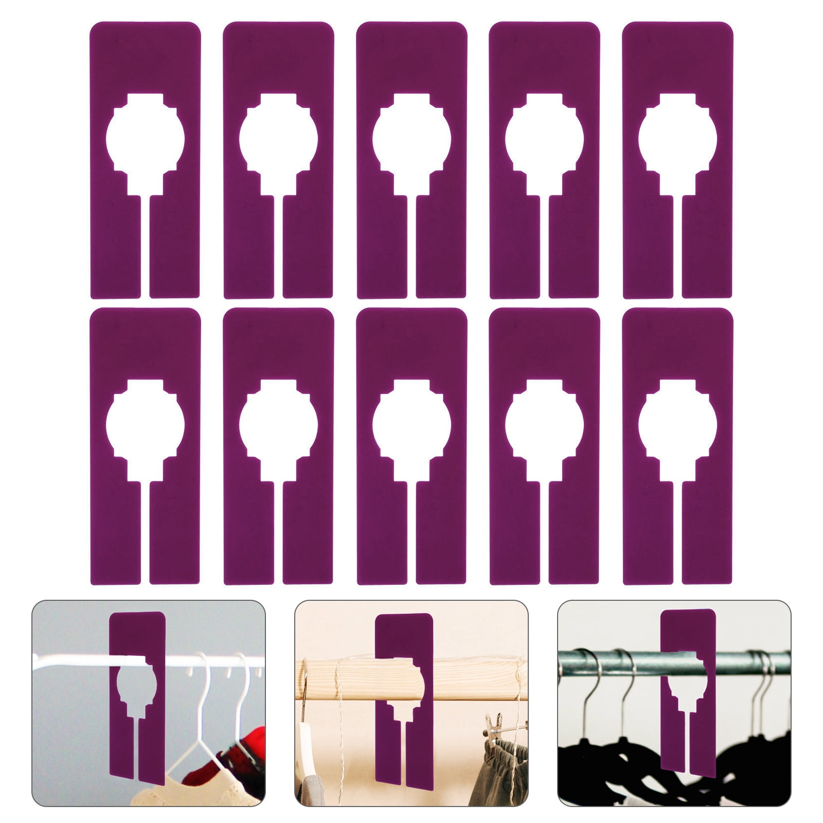 Raindrops Hanger Separators Closet Rack Dividers Blank Labels 10Pcs ...