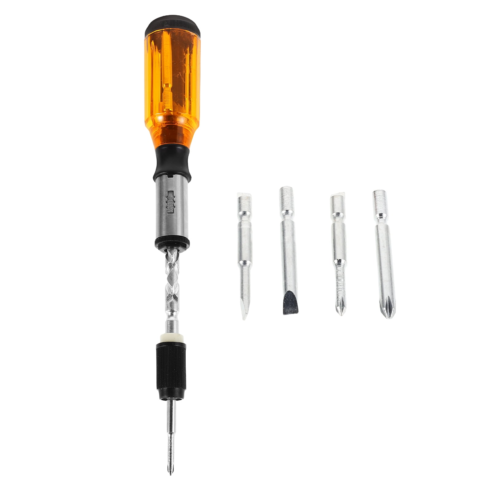 Raindrops Push Pull Ratchet Adjustment Hand Pressing Spiral Screwdriver ...