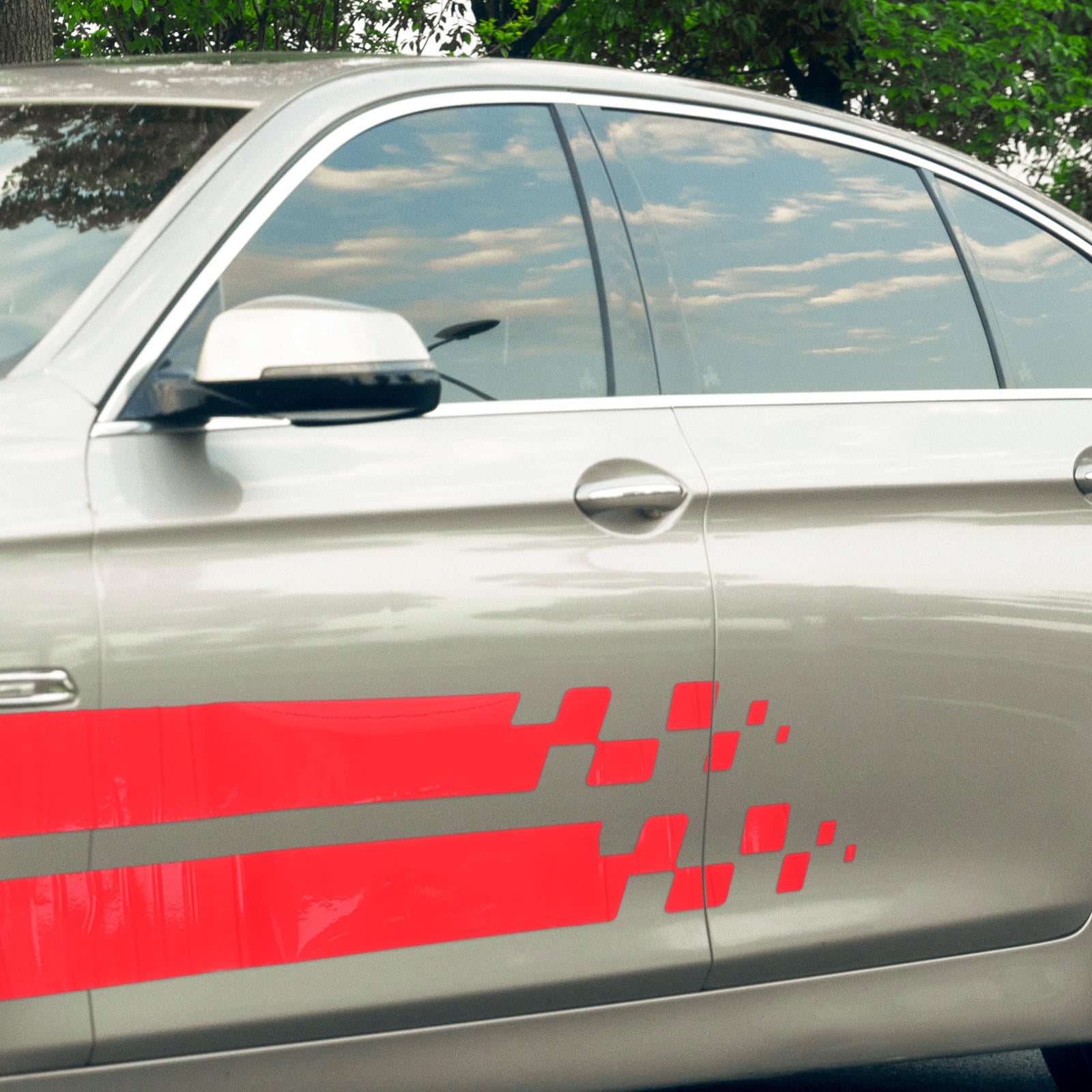 Raindrops Truck Decals And Graphics Vehicle Decals PVC Red 1 Pair ...