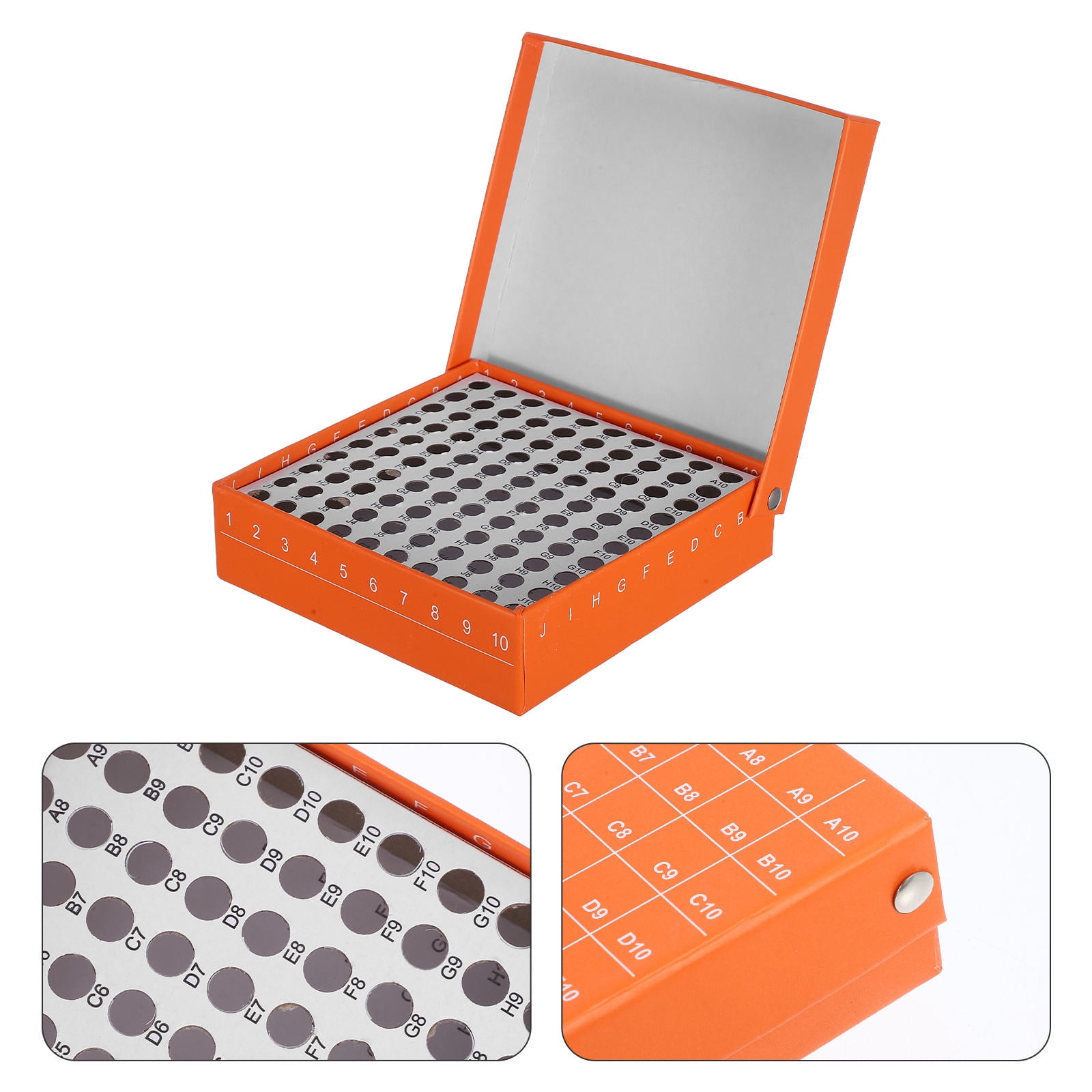 Raindrops Raindrops Freezer Box with Grid Paper for Test Tubes and ...