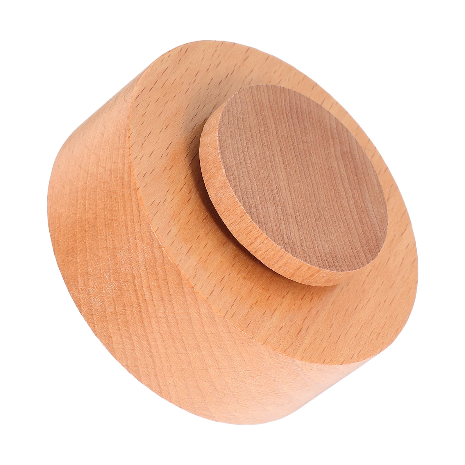 Raindrops Khaki Wooden Music Box Base with Rotating Design for DIY Use ...