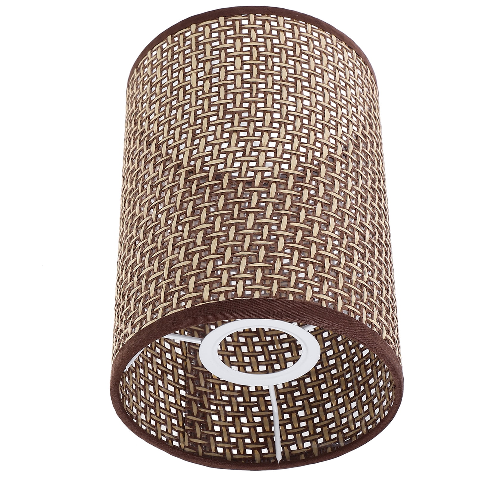 Raindrops Light Shades For Lamps Brown Rattan Metal 1 Pair 7.8X5.5X5 ...