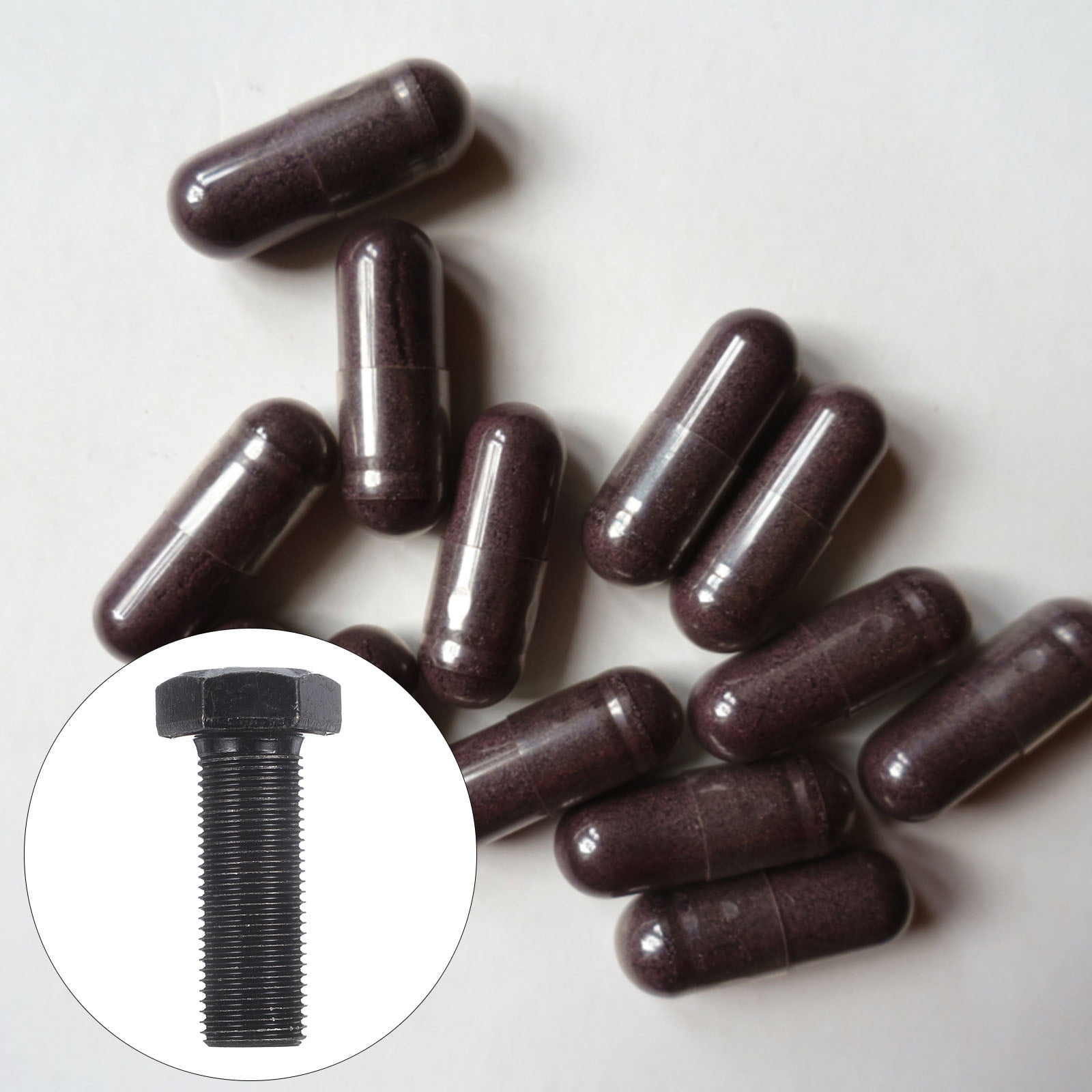 Raindrops Realistic Black Metal Bolt Shaped Storage Box for Secure ...