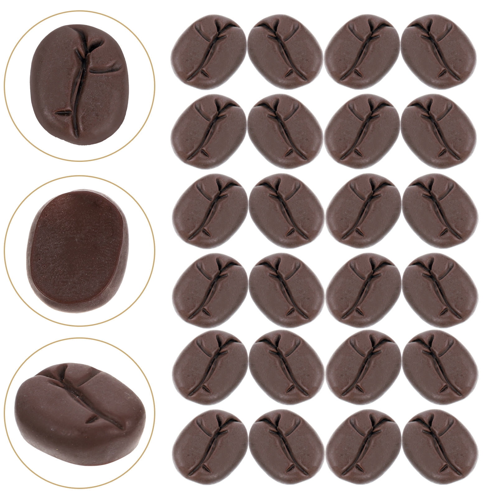 Raindrops Realistic Coffee Bean Models for Decor Made of Resin Look ...