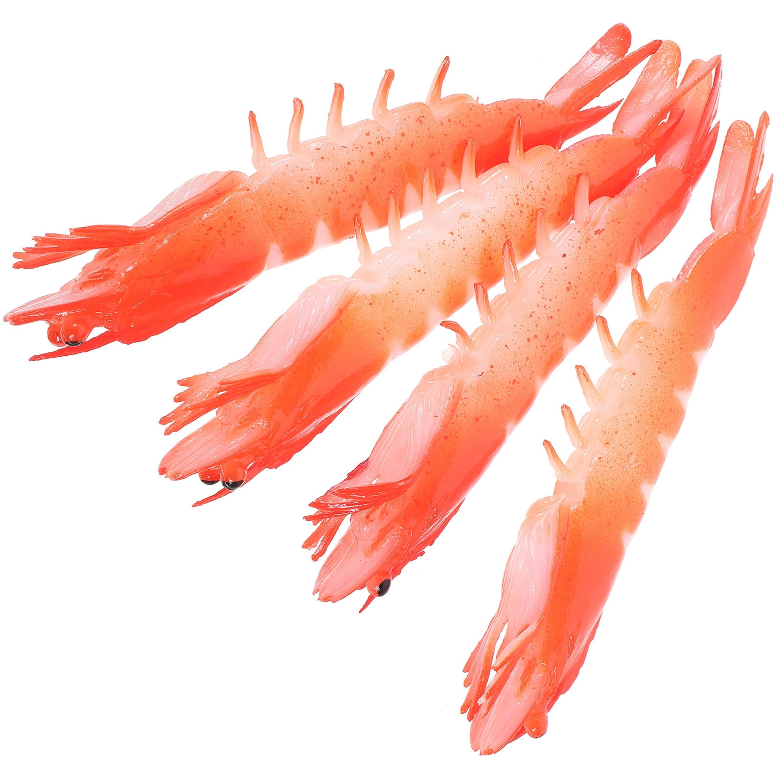 Raindrops Realistic Shrimp Models for Home Decoration and of PVC Red ...