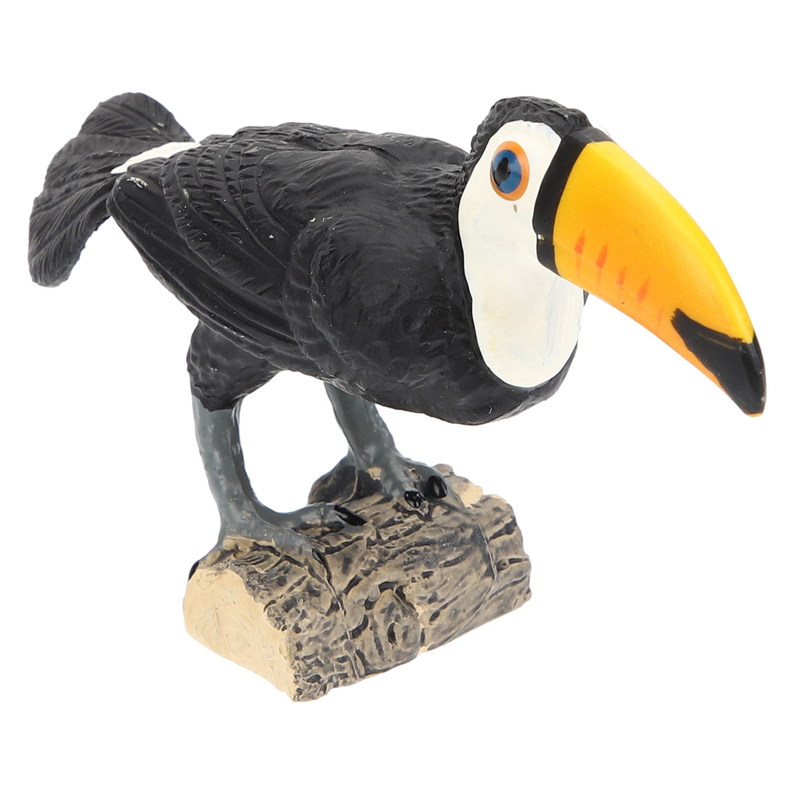 Raindrops Realistic Toucan Model for Kids Plastic Bird Statue Vivid ...