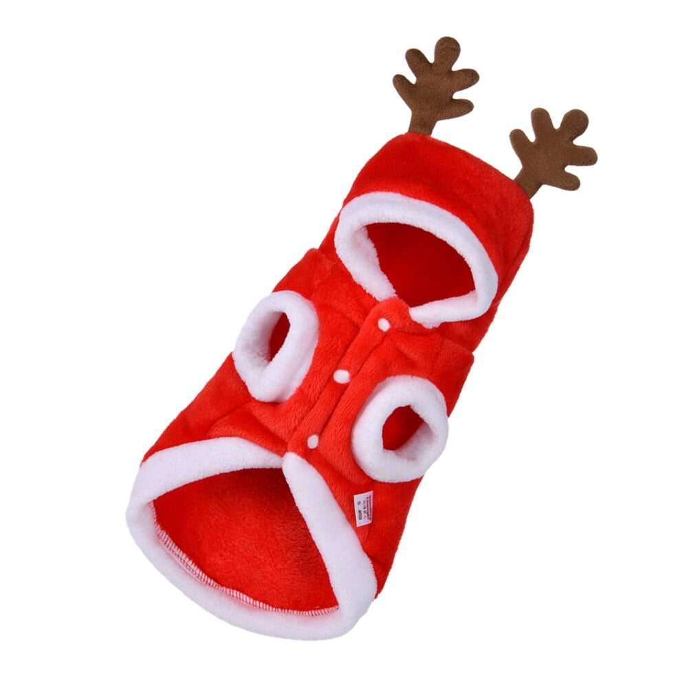 Raindrops Pet Cooling Clothes Adorable Puppy Dog Costume Red Flannel ...