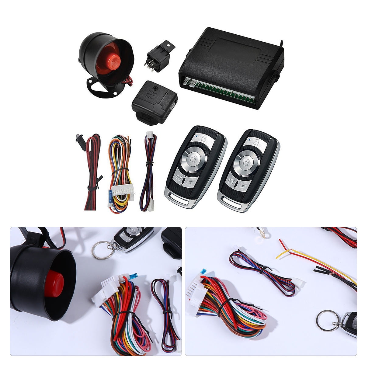 Raindrops Remote Control Car Burglar Alarm Anti Motion Sensor System ...