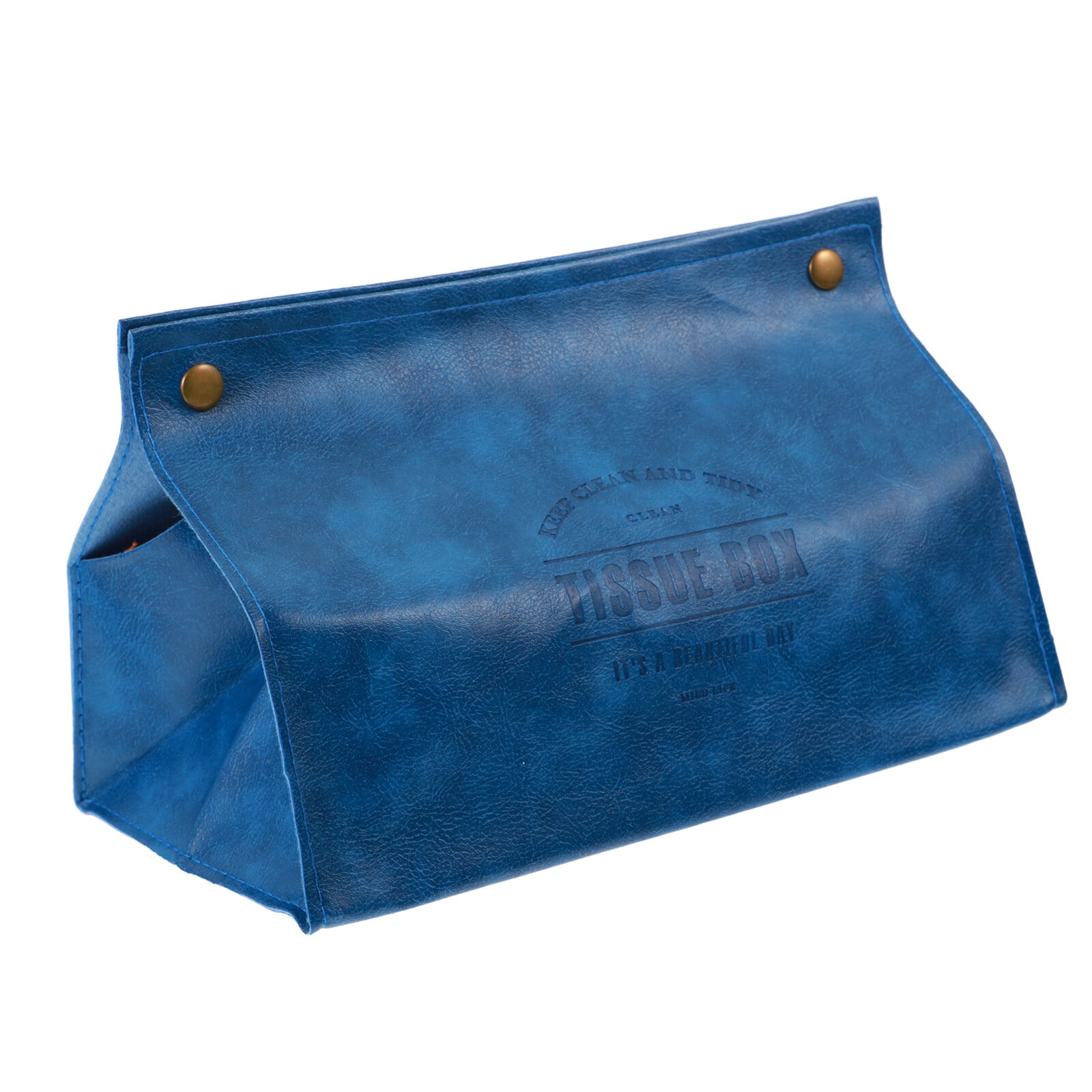 Raindrops Removable Storage Bins Leather Tissue Box Paper Towel Holder ...