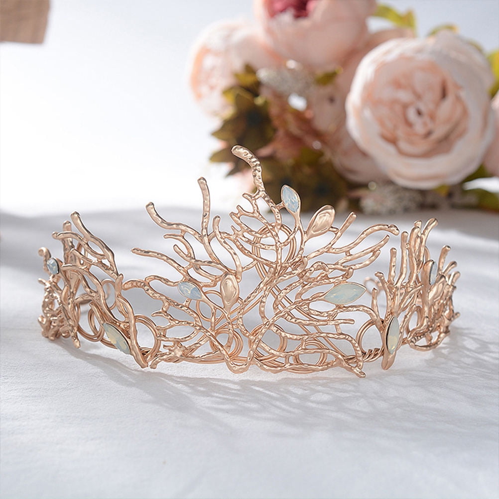 Raindrops Renaissance Crown Shaped Retro Jewelry Hair Rhinestones for ...