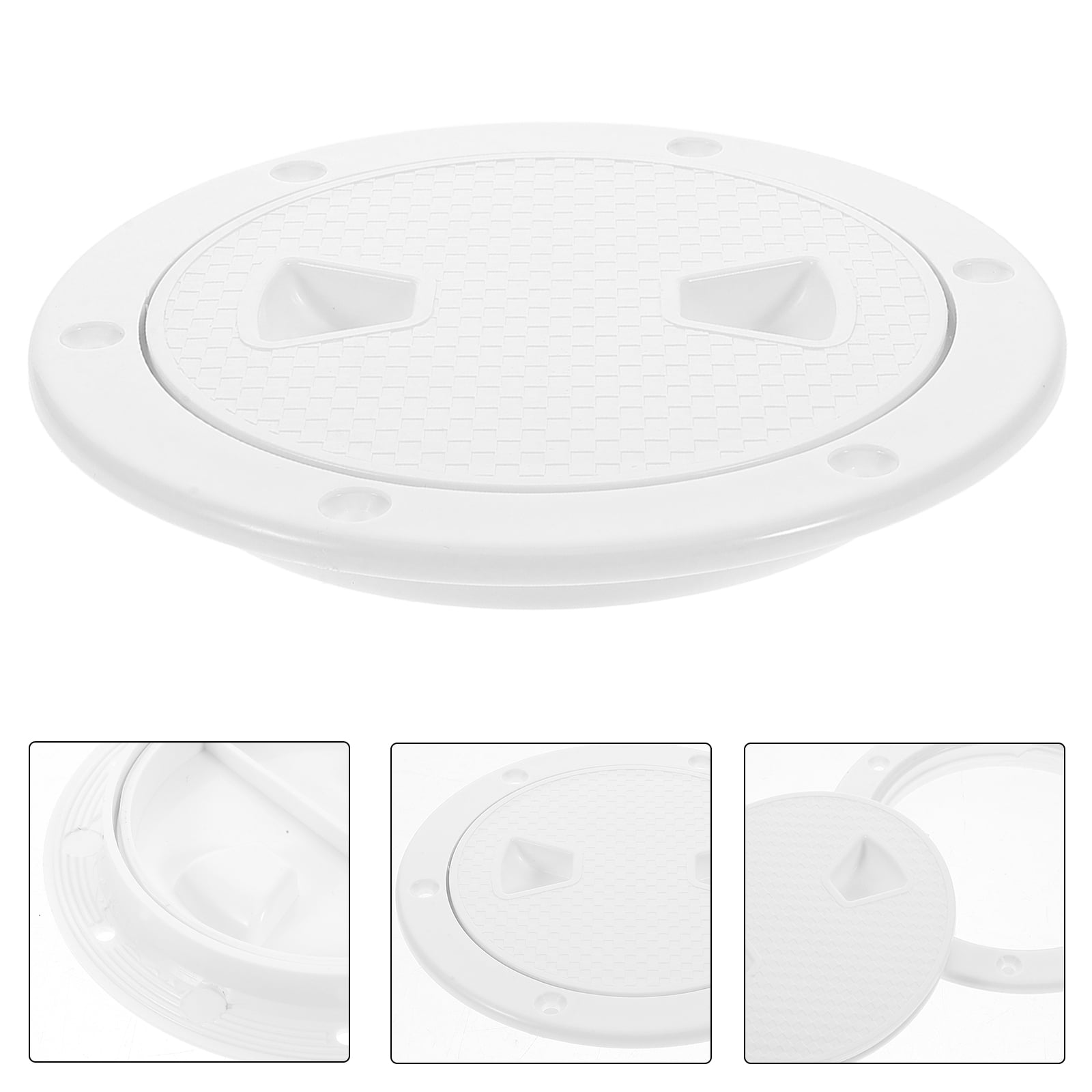 Raindrops 4 Inch Round Boat Deck Plate Hatch Replacement Anti-Skid ...