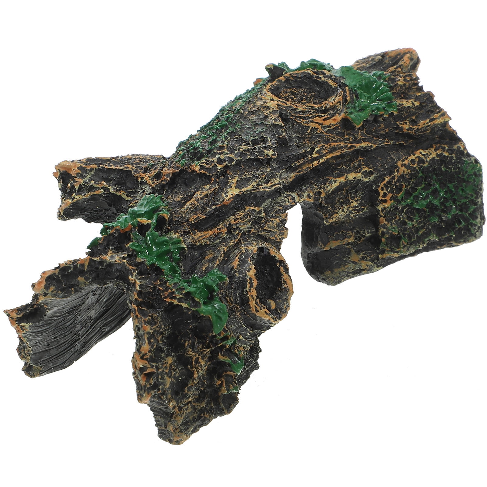 Raindrops Dark Brown Reptile Hideout Aquarium Habitat Decoration for ...