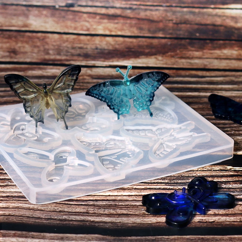 Raindrops Resin Clay Silicone Epoxy Casting Butterfly Jewelry Molds ...