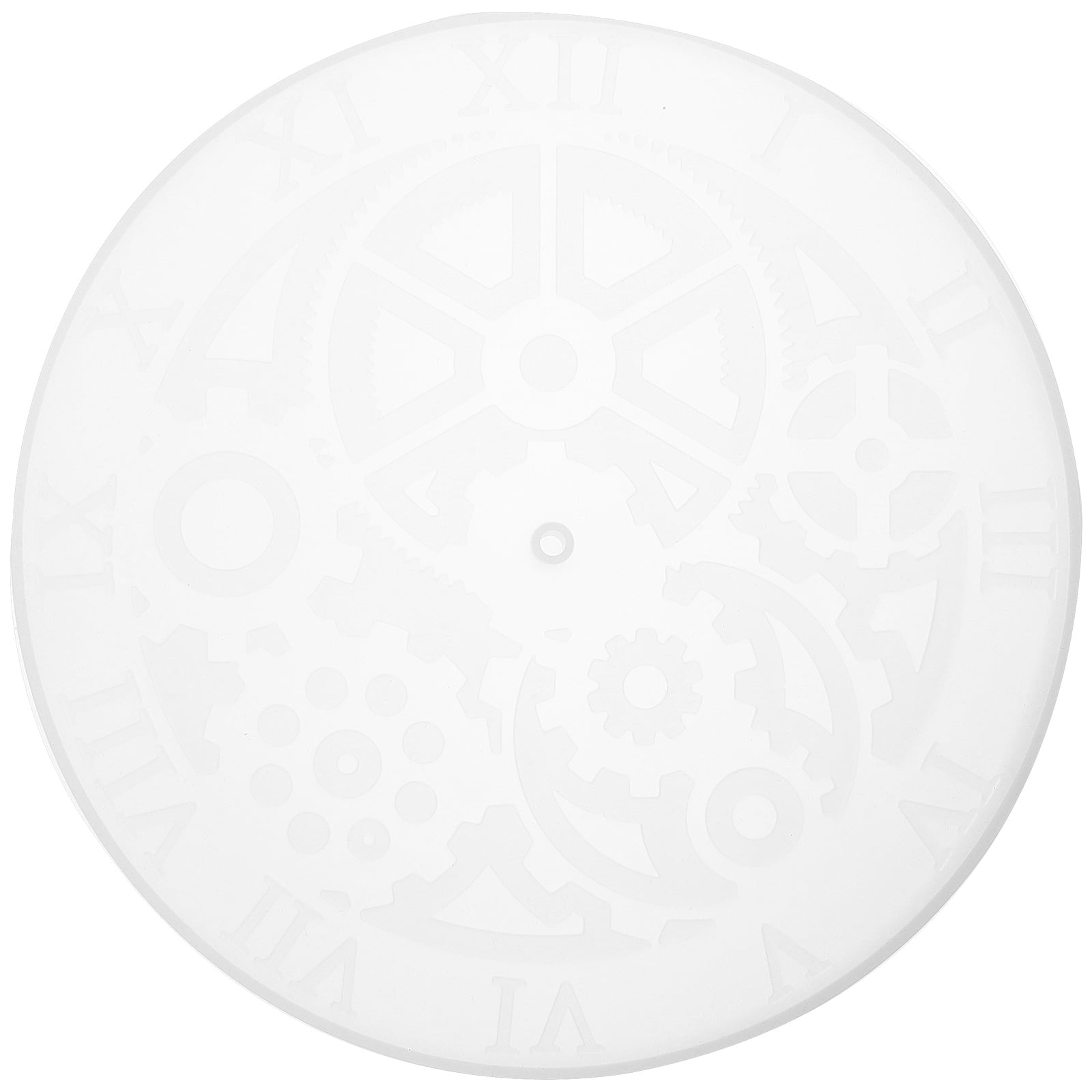 FOMIYES Silicone Clock Mold White for DIY Epoxy Casting Reusable and ...