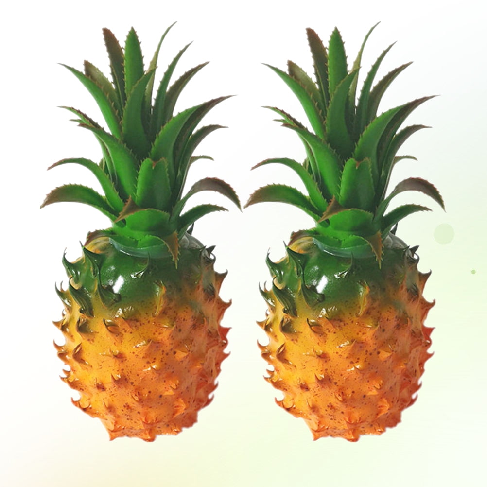 Raindrops Resin and Foam Pineapple Model for Decoration Yellow ...