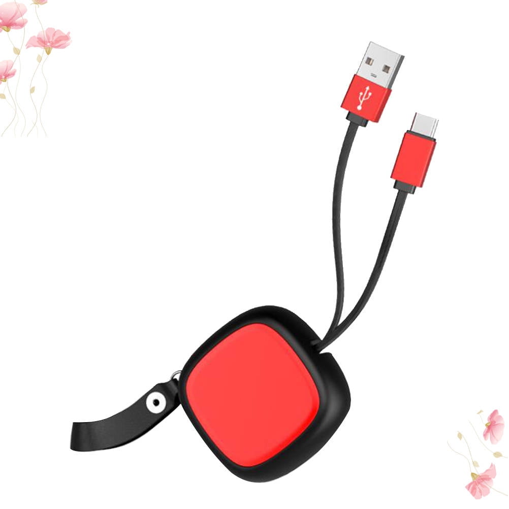 Raindrops Retractable USB C Type-C Retractable Charging Cable PC for ...
