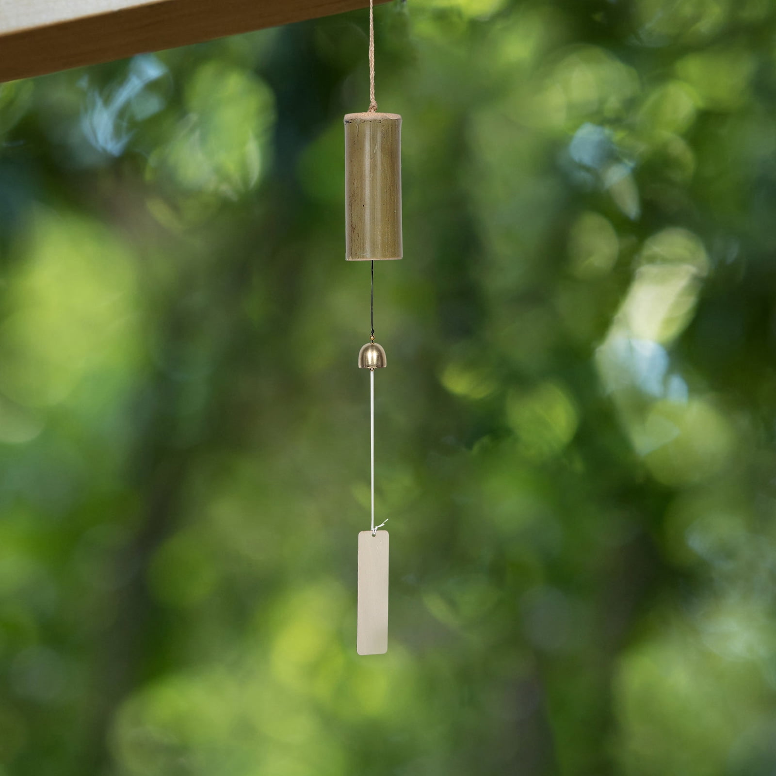 Raindrops Retro Bamboo Wind Chimes For Outdoor Garden Patio And Porch ...
