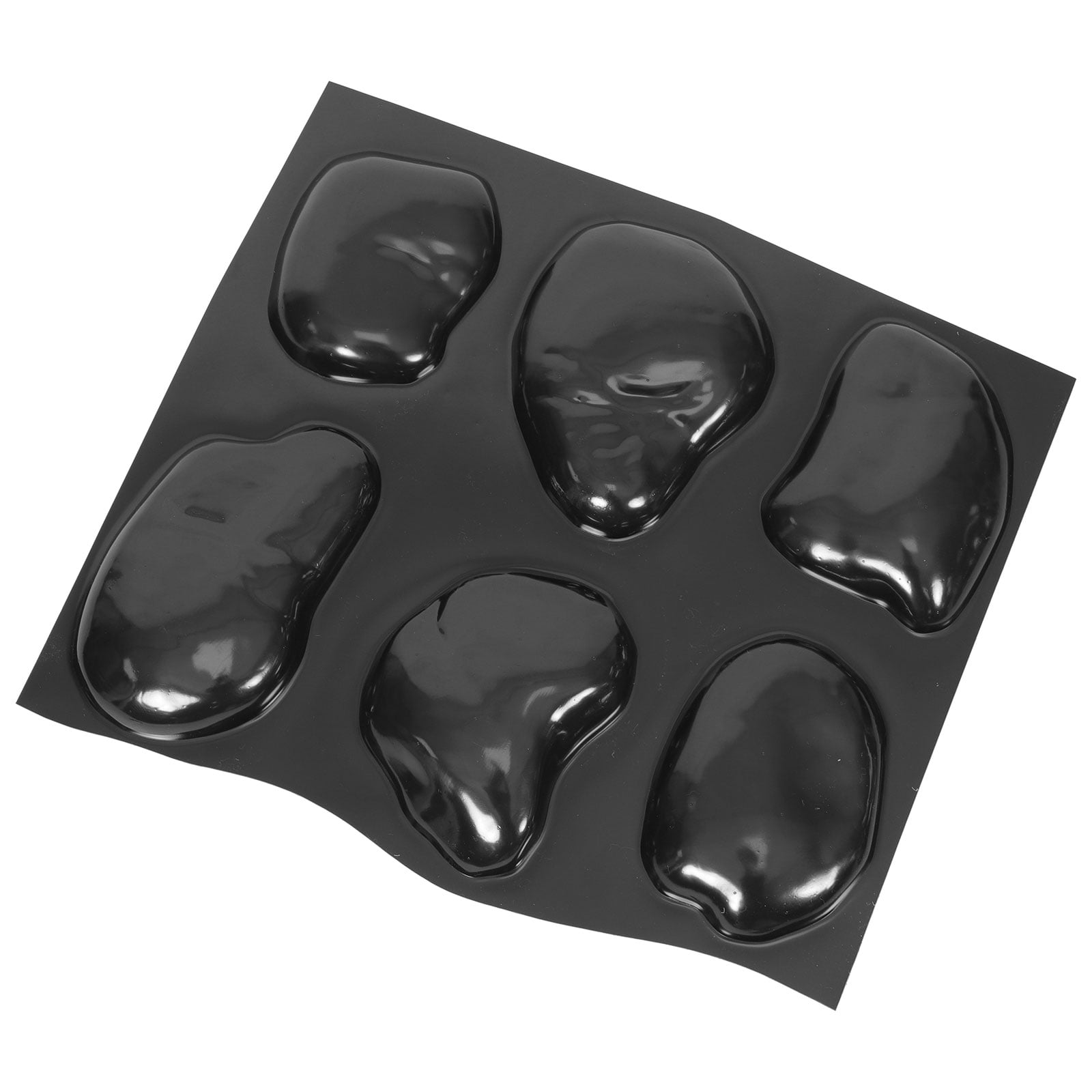 Raindrops Reusable Black Plastic Concrete Pebble Molds for DIY Garden ...
