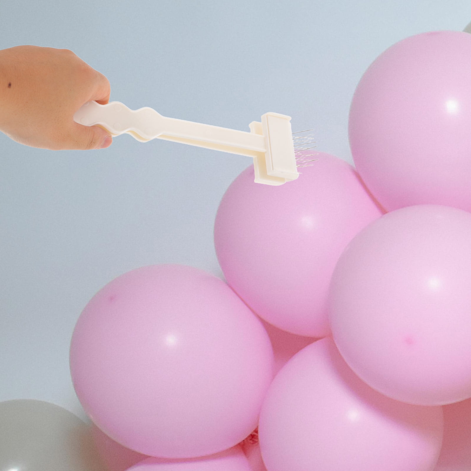 FOMIYES White Balloon Puncturing Tool Fast Reusable Balloon Popper for ...