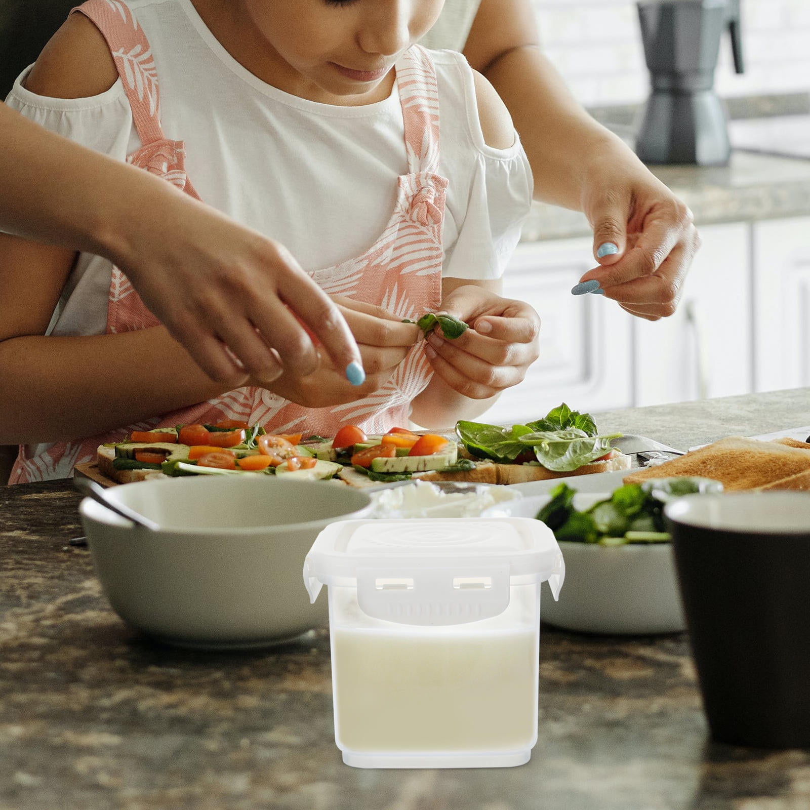 Raindrops Reusable Yogurt Fermenting Cup Kitchen Countertop Multi-use ...