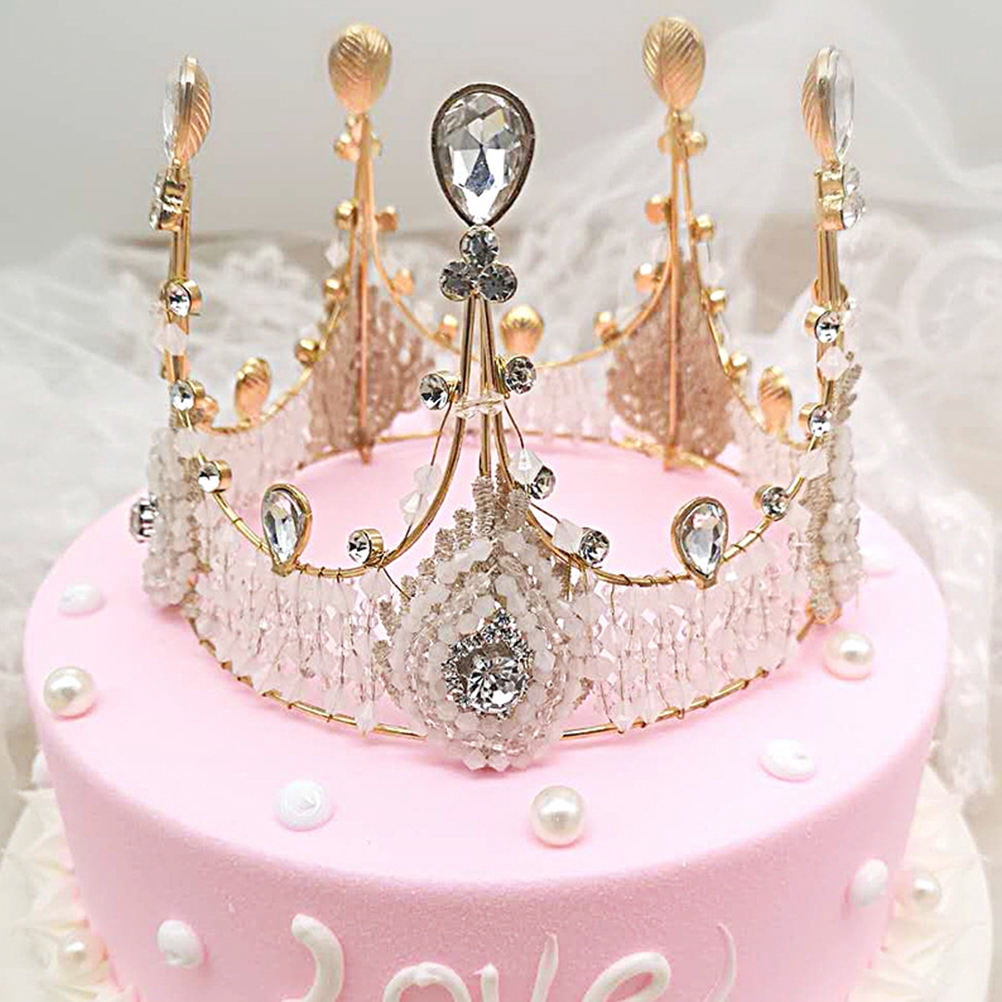 Raindrops Rhinestone Birthday Crown Headdress Made with Crystal and ...