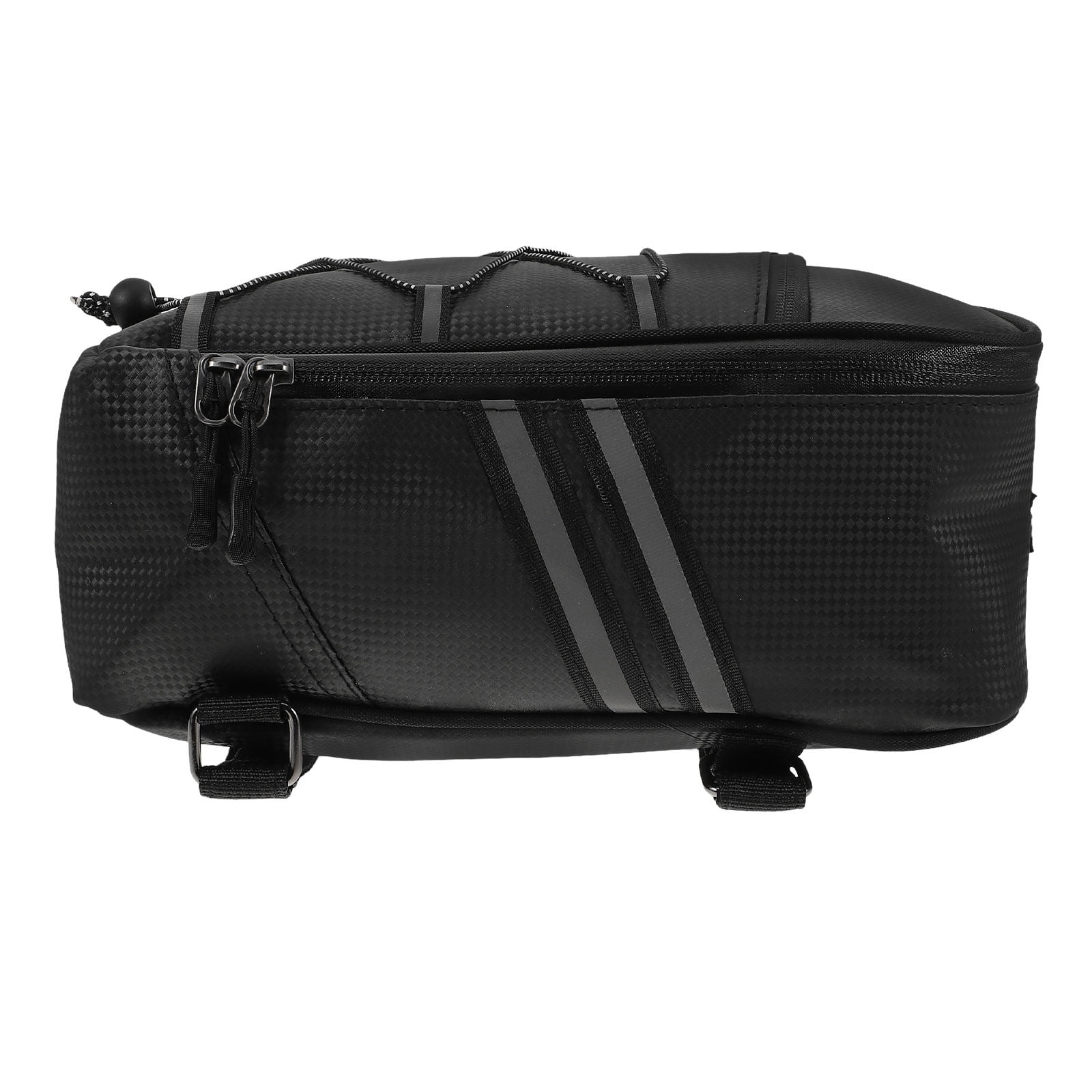 Raindrops Bike Rear Bag Black Pu 1Set 11.8X7.1X4.5In - Walmart.com