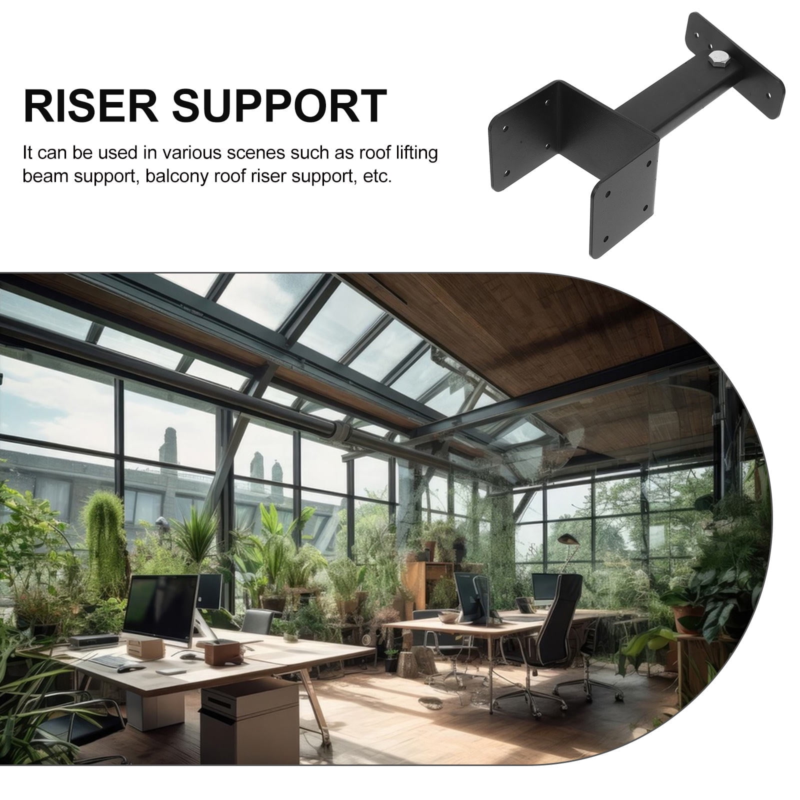 Raindrops Roof Riser Bracket Heavy Duty Beam Bracket Roof Riser Post ...