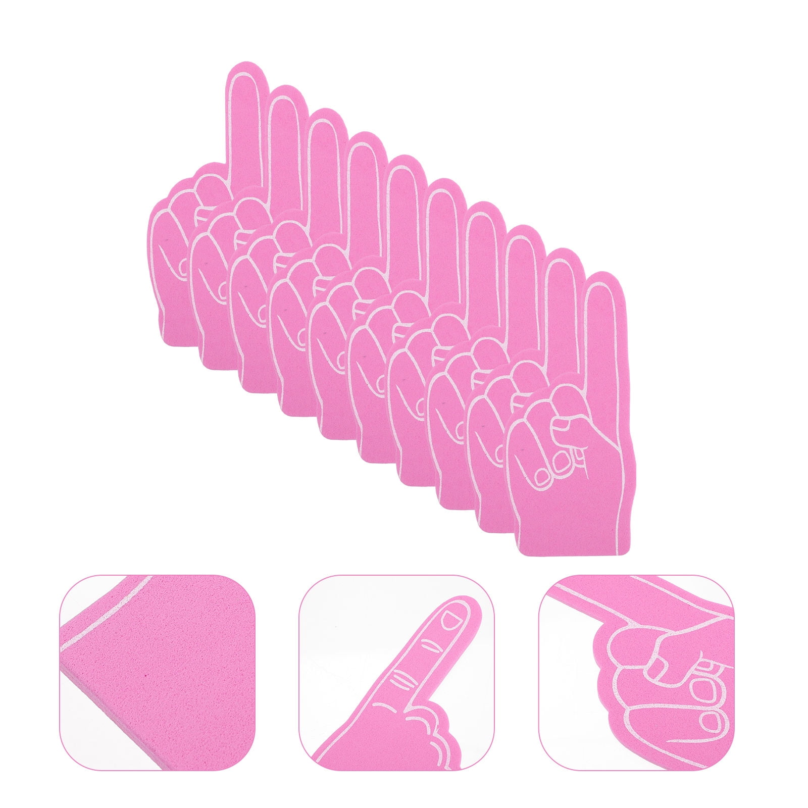 Raindrops Rosy EVA Foam Cheerleading Finger for Sports Events Party ...