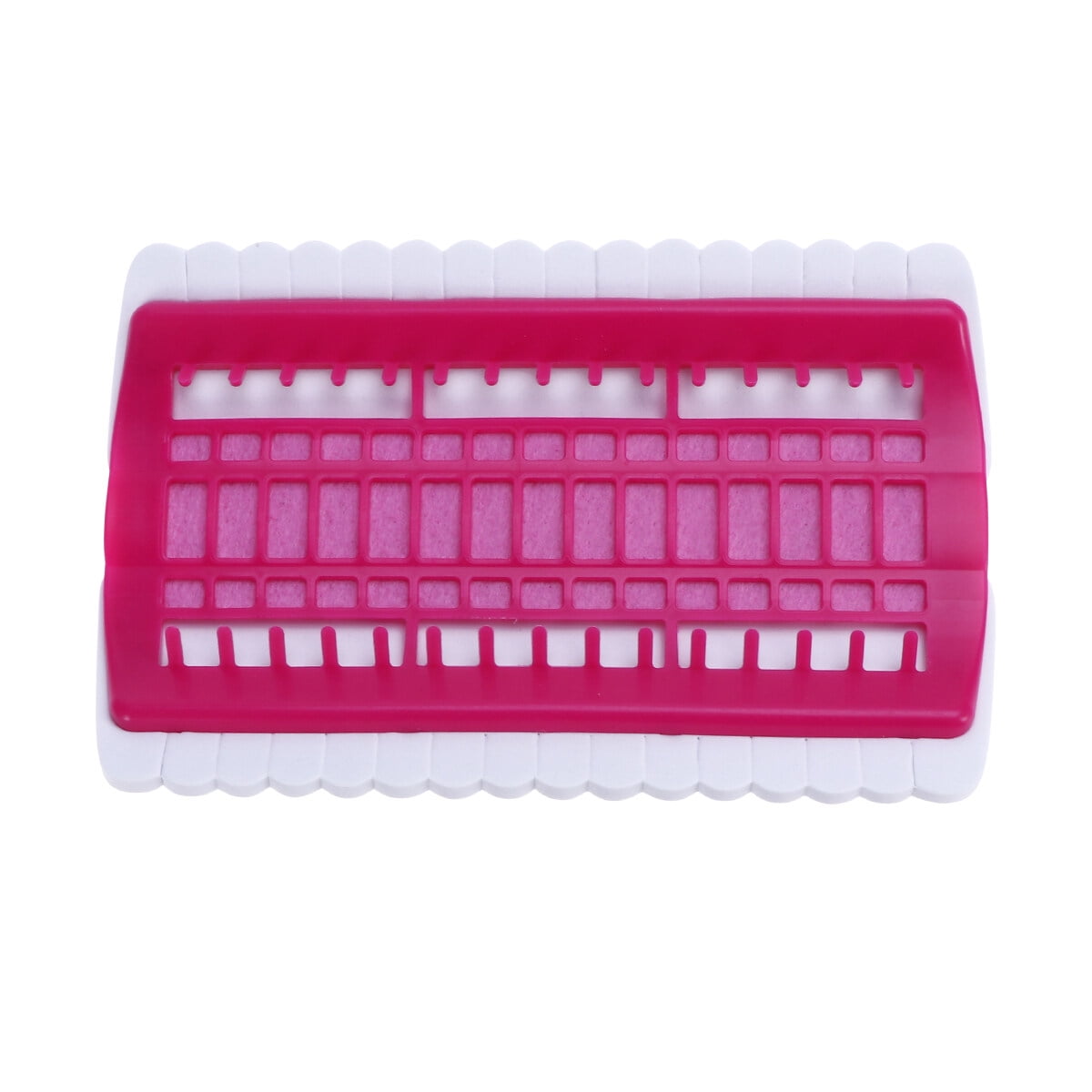 Raindrops Rosy PVC Floss Organizer with 30 Positions for Cross Stitch ...