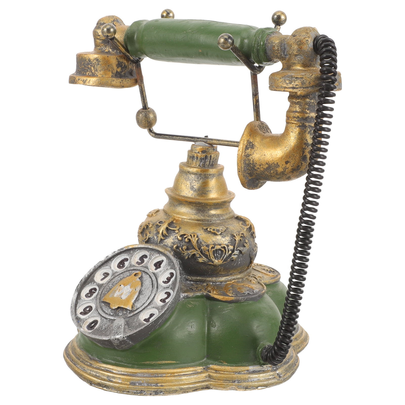 Raindrops Rotary Telephone Antique Decor Landline Vintage Model Replica ...