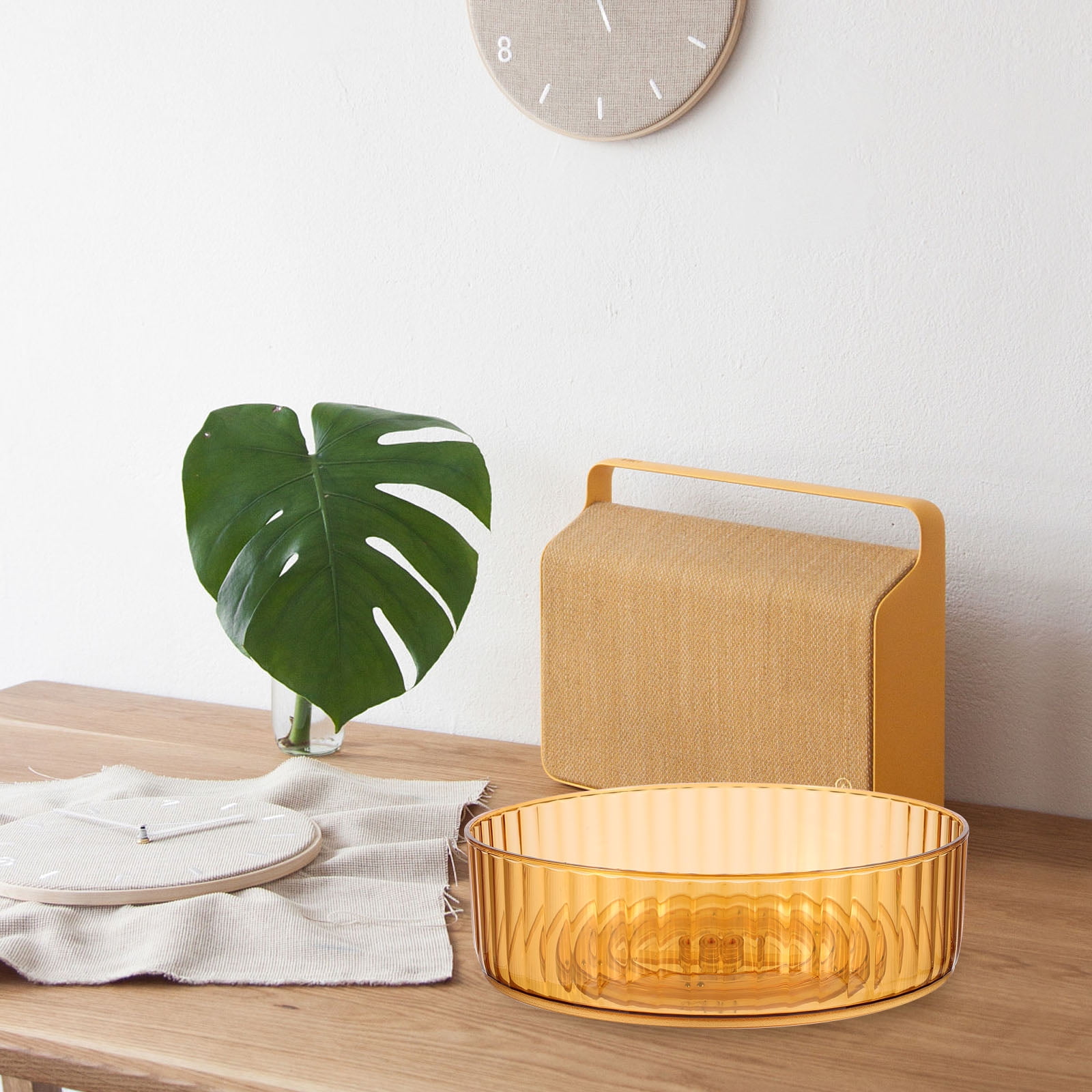 Raindrops Rotatable Transparent Design Bathroom Kitchen Storage Rack ...