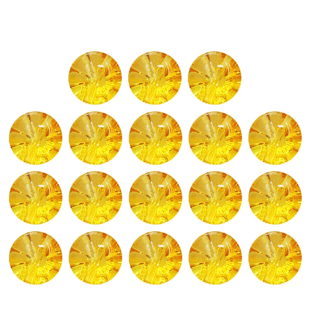 Raindrops Round Crystal Button 50Pcs for Shirt Buttons for Sewing Men ...