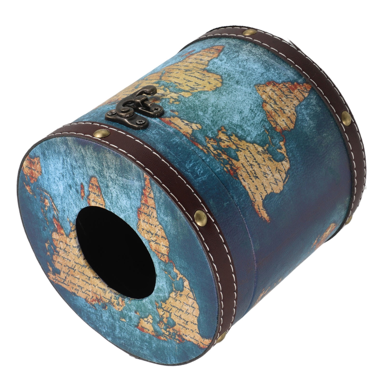 Raindrops Round Tissue Box For Tissue Holder Cylinder Car Travel Tissue Container Tissue Storage ...