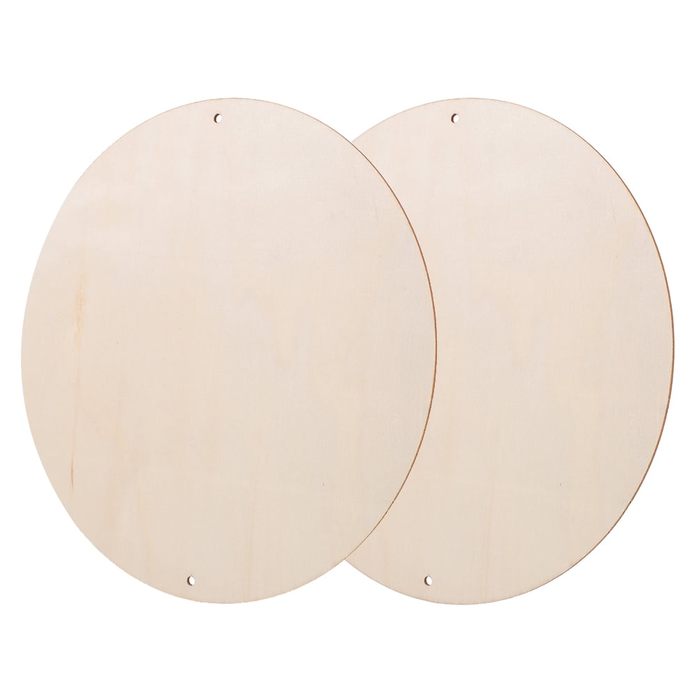 Raindrops Round Wooden Clay Boards for Kids Light Brown Easy to Use ...