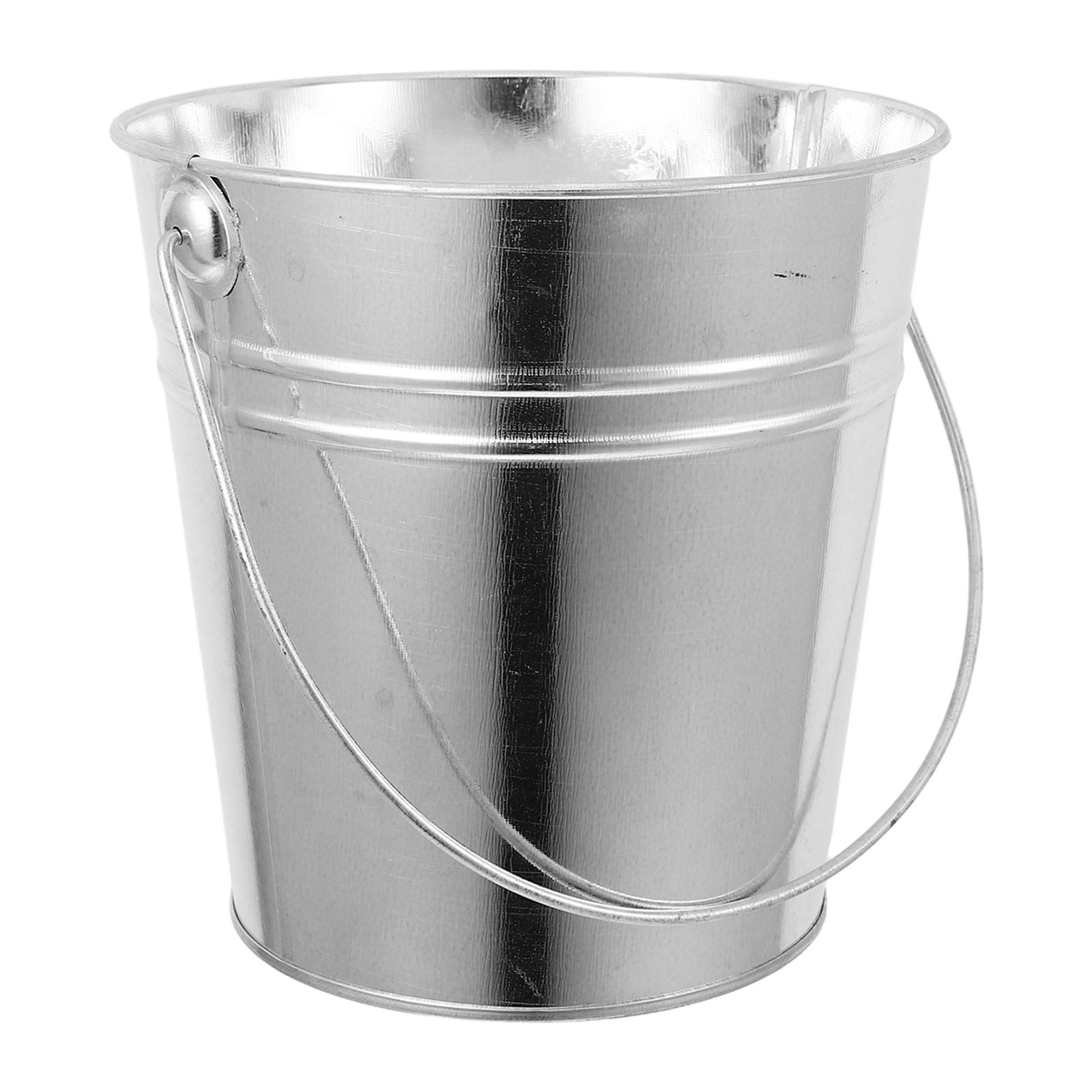 Raindrops Rustic Metal Flower Bucket Desktop Flower Pot Home Decor Iron ...