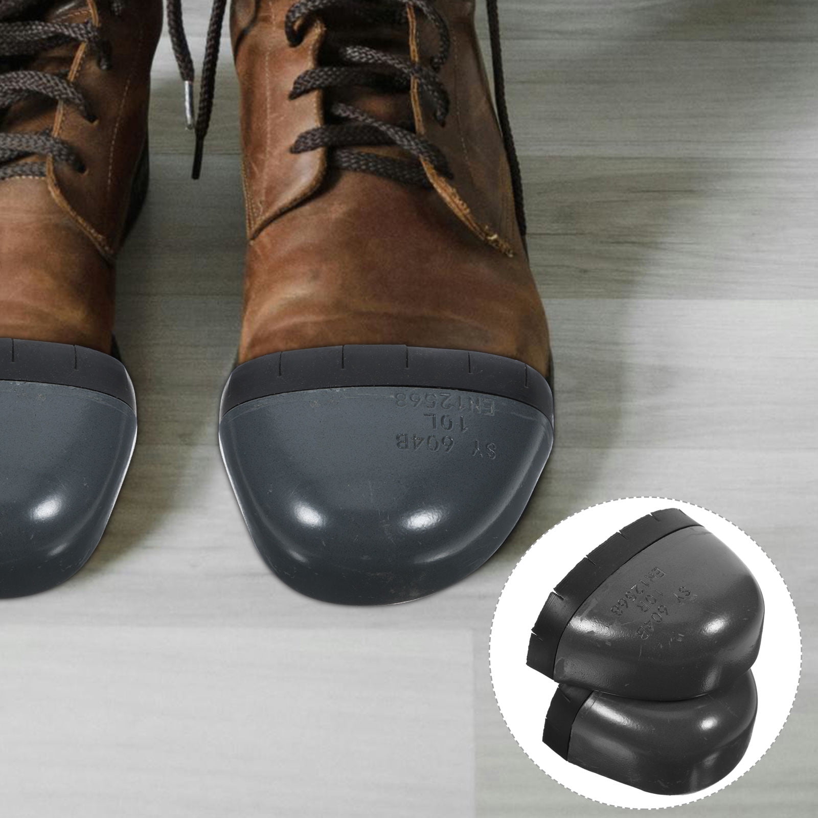 Raindrops Safety Shoes Steel Toe Protector Anti-smash Cap Man Work ...