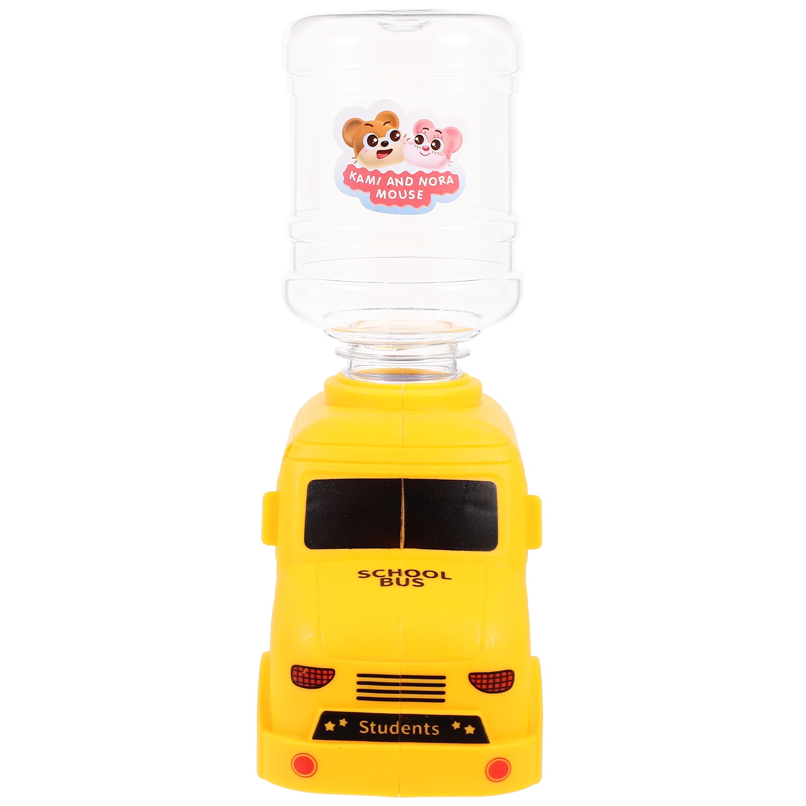 Raindrops School Bus Small Water Dispenser Toy Tiny Water Dispenser Kid ...