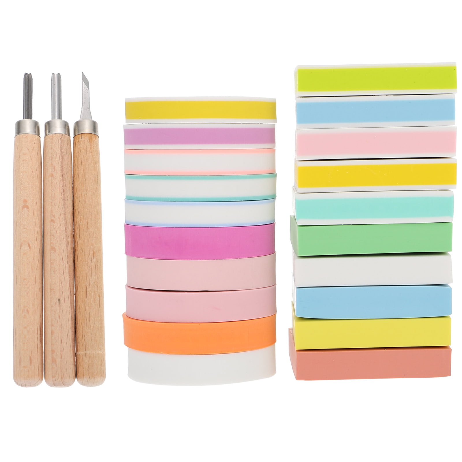 DEMACRIO Stamp DIY Blocks Rubber Stamp Making Tools PVC 1 Set 2X2in ...