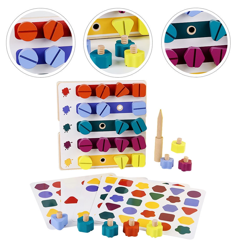 Raindrops Screw Matching Toys for Kids Use Made of Safe Smooth ...
